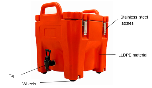 Commercial Rotomolded Leakproof Insulated Top Loading Container from ...